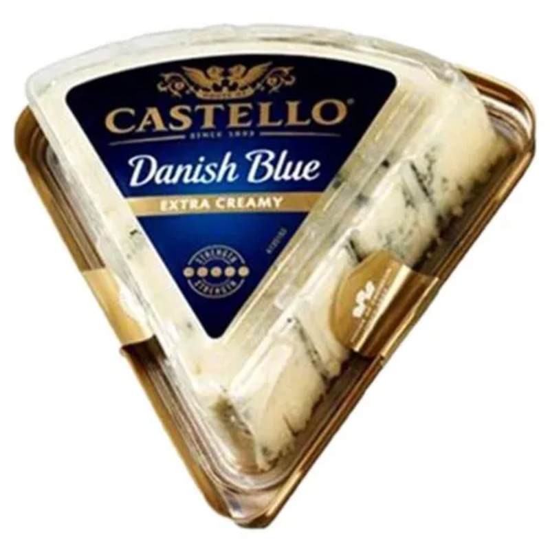 Castello Danish Blue Cheese – Extra Creamy 100 Gm - Black Vanilla Gourmet