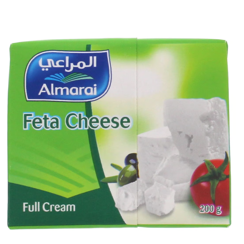 Almarai Feta Cheese Full Cream, 200g - Black Vanilla Gourmet